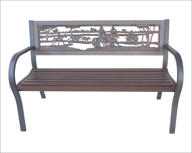 Australian Outback Tube Steel Bench